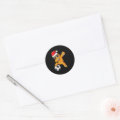 Christmas Dabbing Gingerbread Man Dab Soccer Footb Classic Round ...