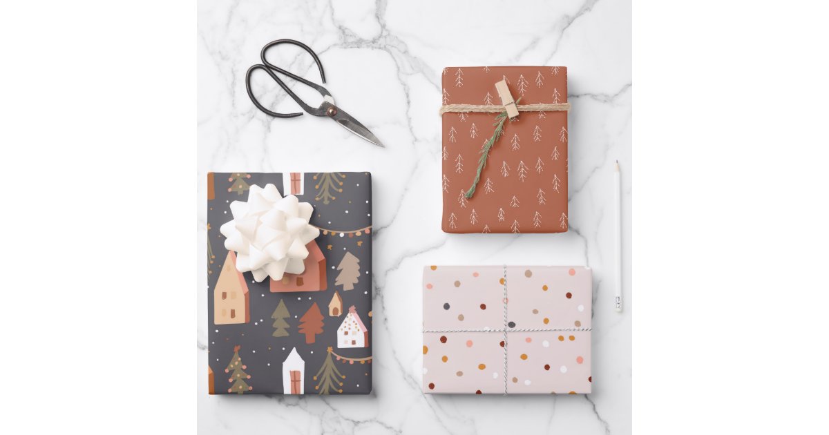 Christmas Decoration Wrapping Paper | Zazzle