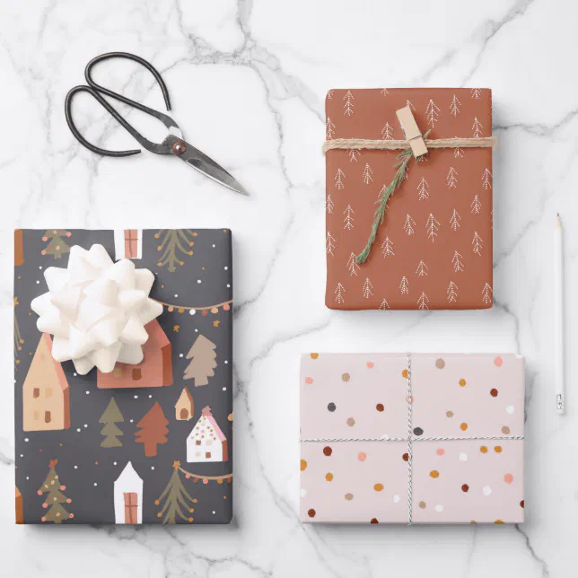 Christmas Decoration Wrapping Paper | Zazzle