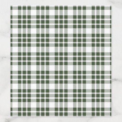 Christmas Definition Plaid Holiday Envelope Liner | Zazzle