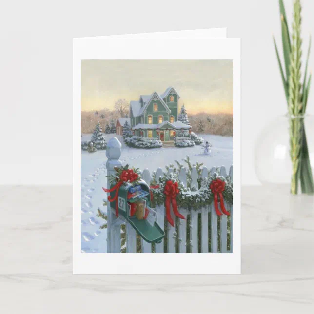 Christmas Delivery Holiday Card | Zazzle
