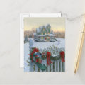 Christmas Delivery Holiday Postcard | Zazzle