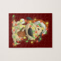 Christmas Dog Jigsaw Puzzle | Zazzle