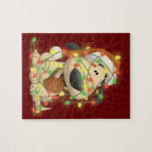 Christmas Dog Jigsaw Puzzle | Zazzle