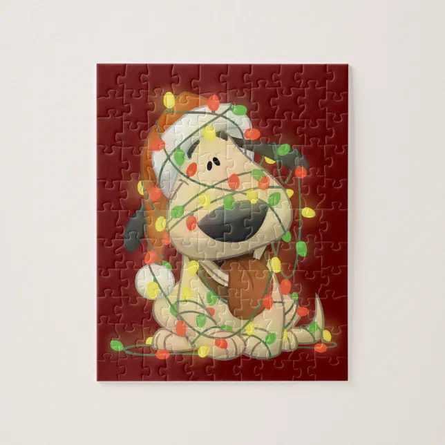 Christmas Dog Jigsaw Puzzle | Zazzle