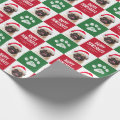 Christmas Dog Photo Wrapping Paper | Zazzle