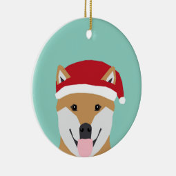 Christmas Doge Ornament - shiba inu christmas dog | Zazzle