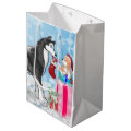 Christmas Doggies! Medium Gift Bag | Zazzle