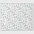 Christmas Doodle Wrapping Paper | Zazzle