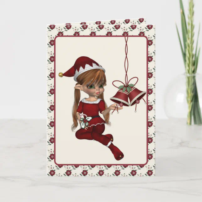 Christmas Elf Card | Zazzle