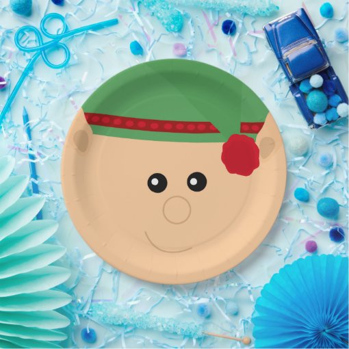 Christmas Elf Festive Paper Plates | Zazzle