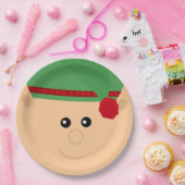 Christmas Elf Festive Paper Plates | Zazzle