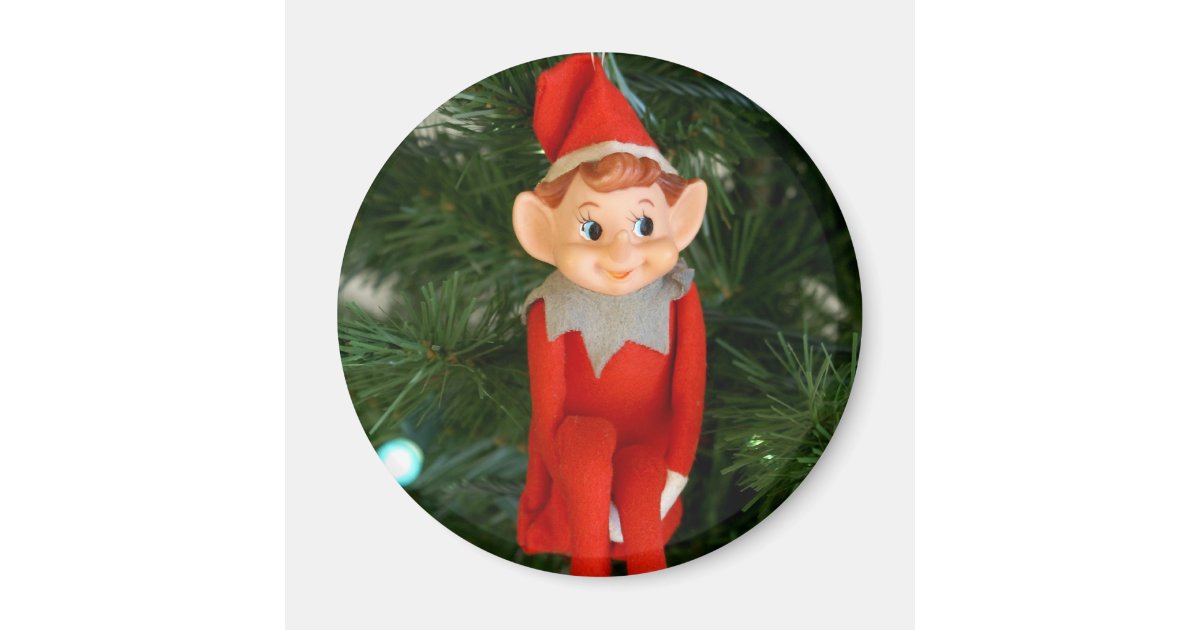 Christmas Elf Magnet | Zazzle