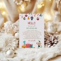 Christmas Elf Welcome Letter Invitation | Zazzle