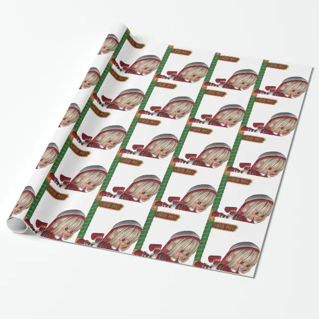 Christmas Elf Wrapping Paper | Zazzle