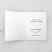 Christmas Elfie Pink Personalized Photo Christmas Holiday Card | Zazzle