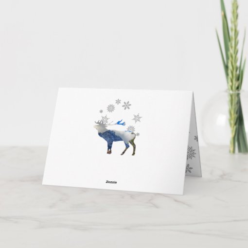 Christmas Elk Card | Zazzle