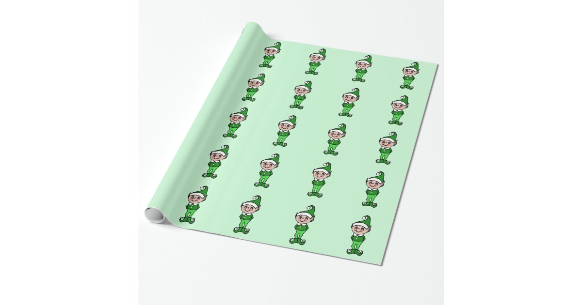 Christmas Elves Wrapping Paper | Zazzle