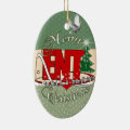 CHRISTMAS ENT DOCTOR EAR, NOSE, THROAT CERAMIC ORNAMENT | Zazzle