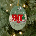 CHRISTMAS ENT DOCTOR EAR, NOSE, THROAT CERAMIC ORNAMENT | Zazzle