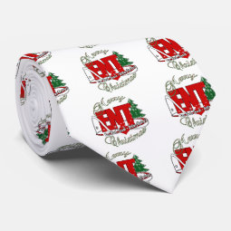 CHRISTMAS ENT DOCTOR EAR, NOSE, THROAT NECK TIE | Zazzle