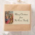 Christmas Epiphany Three Kings Holy Family Label | Zazzle