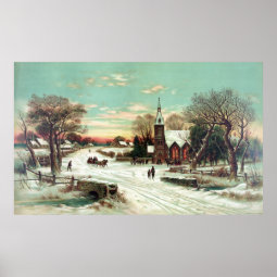 Christmas Eve 1898 Poster | Zazzle