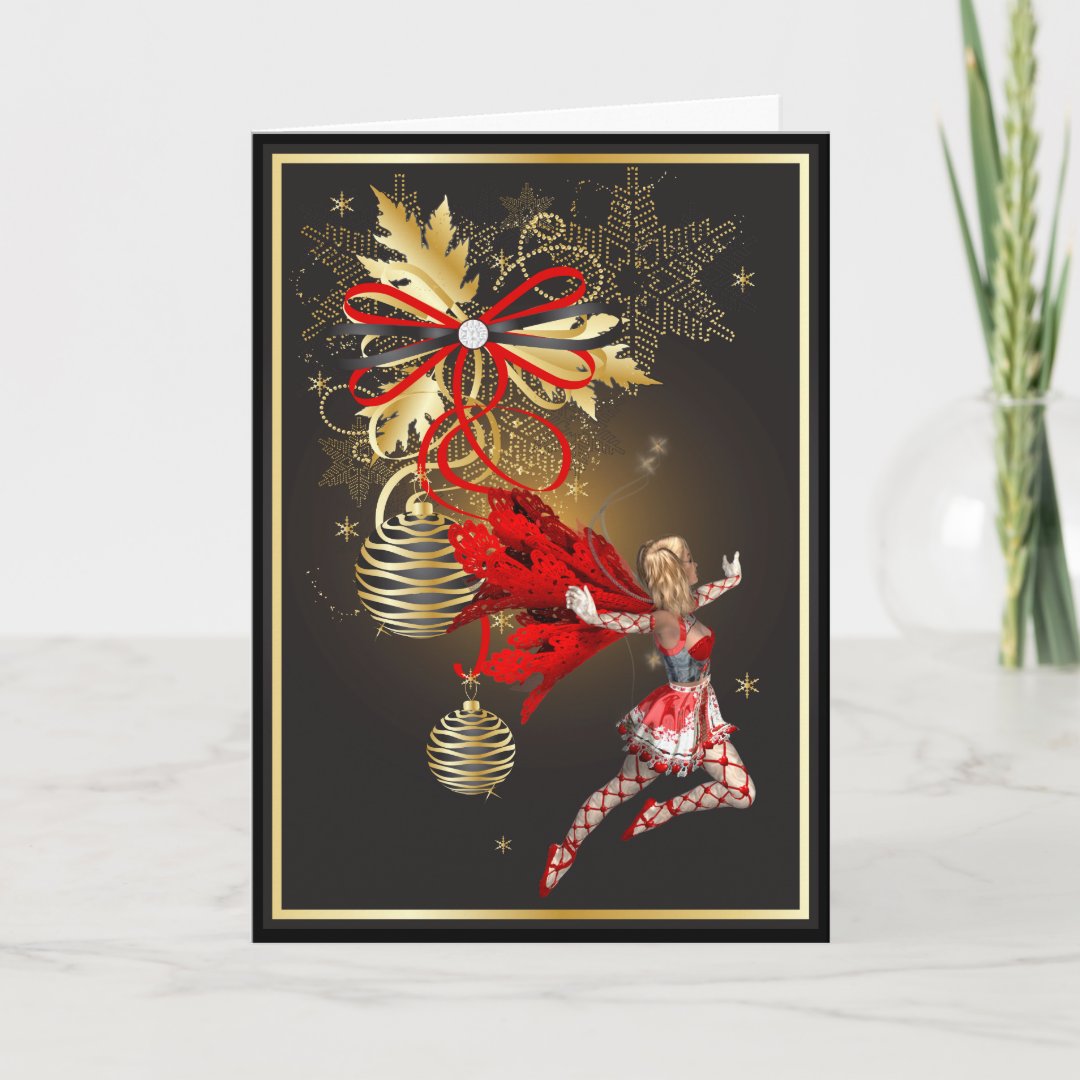 Christmas Faerie Card | Zazzle