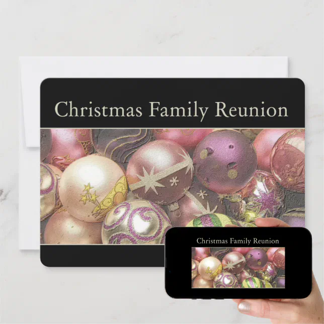 Christmas Family Reunion Invitation | Zazzle
