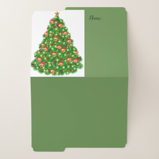 Christmas File Folder | Zazzle