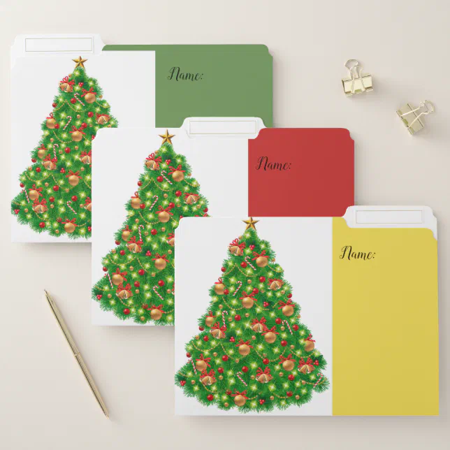 Christmas File Folder | Zazzle
