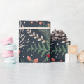 Christmas Floral Poinsettia Winter Heather Wrapping Paper | Zazzle