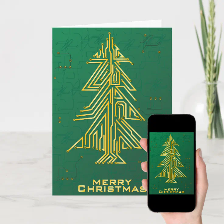 Christmas for Geeks Holiday Card | Zazzle