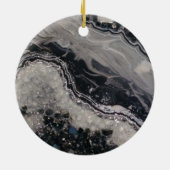 christmas geode ceramic ornament | Zazzle