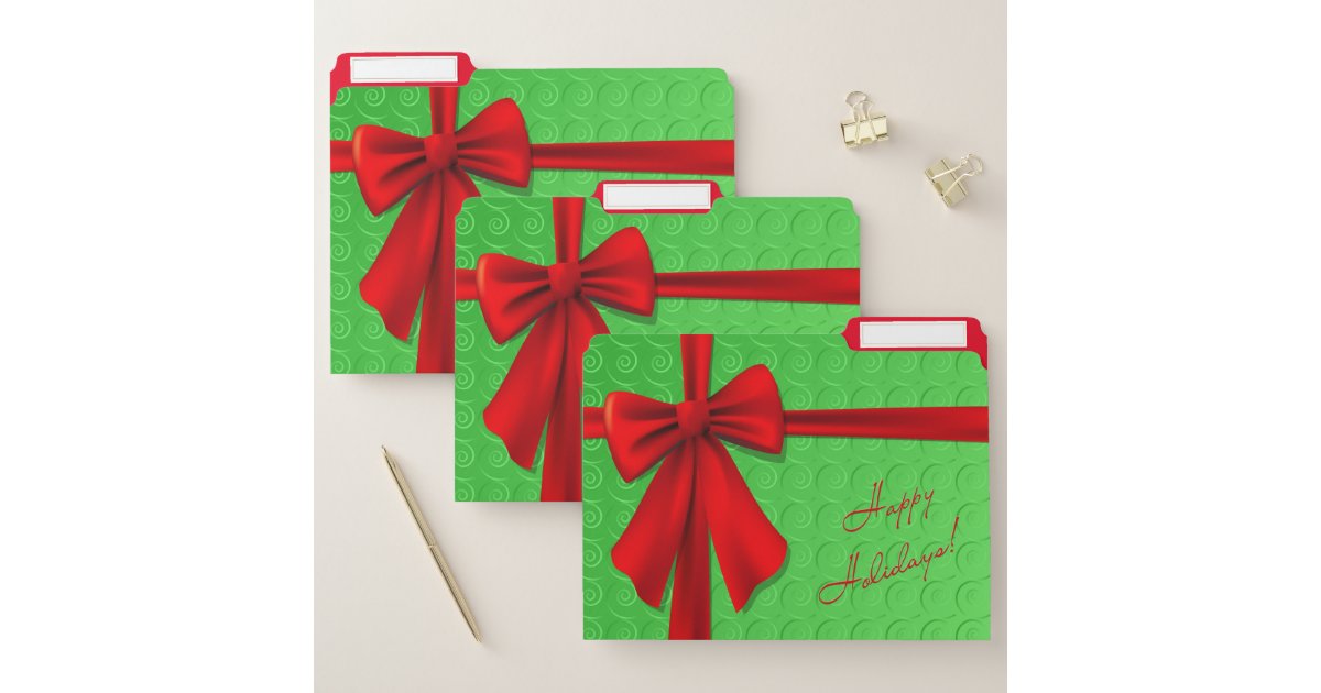 Christmas Gift File Folder | Zazzle