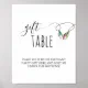 Christmas Gift Table Sign | Zazzle
