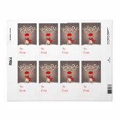 Christmas gift tag grey (to and from) | Zazzle