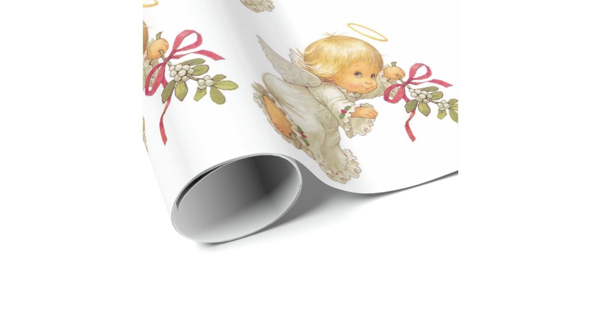 Christmas Gift Wrap/Angels Wrapping Paper | Zazzle