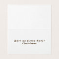 Christmas Gingerbread Cookies Tent Fold Cards | Zazzle