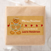 Christmas Gingerbread from the Kitchen of Labels | Zazzle
