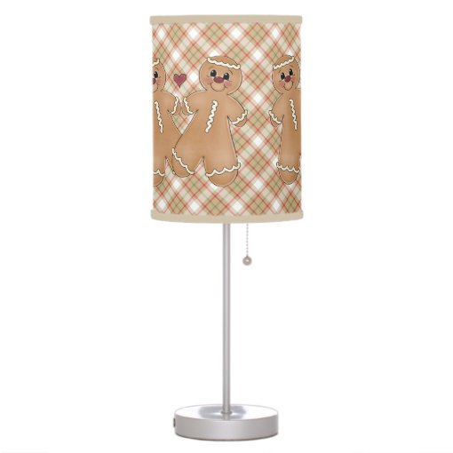 Christmas Gingerbread Holiday Table lamp | Zazzle