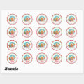 Christmas Gingerbread house baking stickers labels | Zazzle