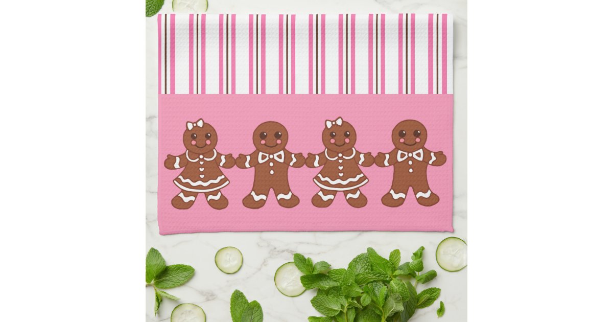 Christmas Gingerbread Kitchen Towel | Zazzle