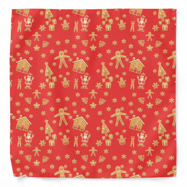 Christmas Gingerbread Wonderland Bandana | Zazzle