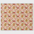 Christmas Gingerbread Wrapping Paper | Zazzle