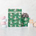 Christmas Golden Doodle wrapping paper | Zazzle