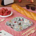 Christmas Goldendoodle Labradoodle Paper Plates | Zazzle
