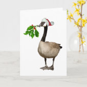 Christmas Goose Holiday Card | Zazzle