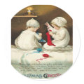 Social Distance Animals Valentine Card Classic Round Sticker | Zazzle