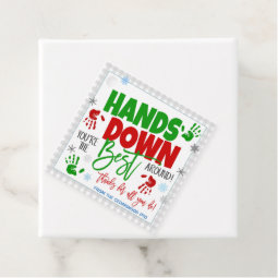 Christmas Hand Sanitizer Gift Tag | Zazzle